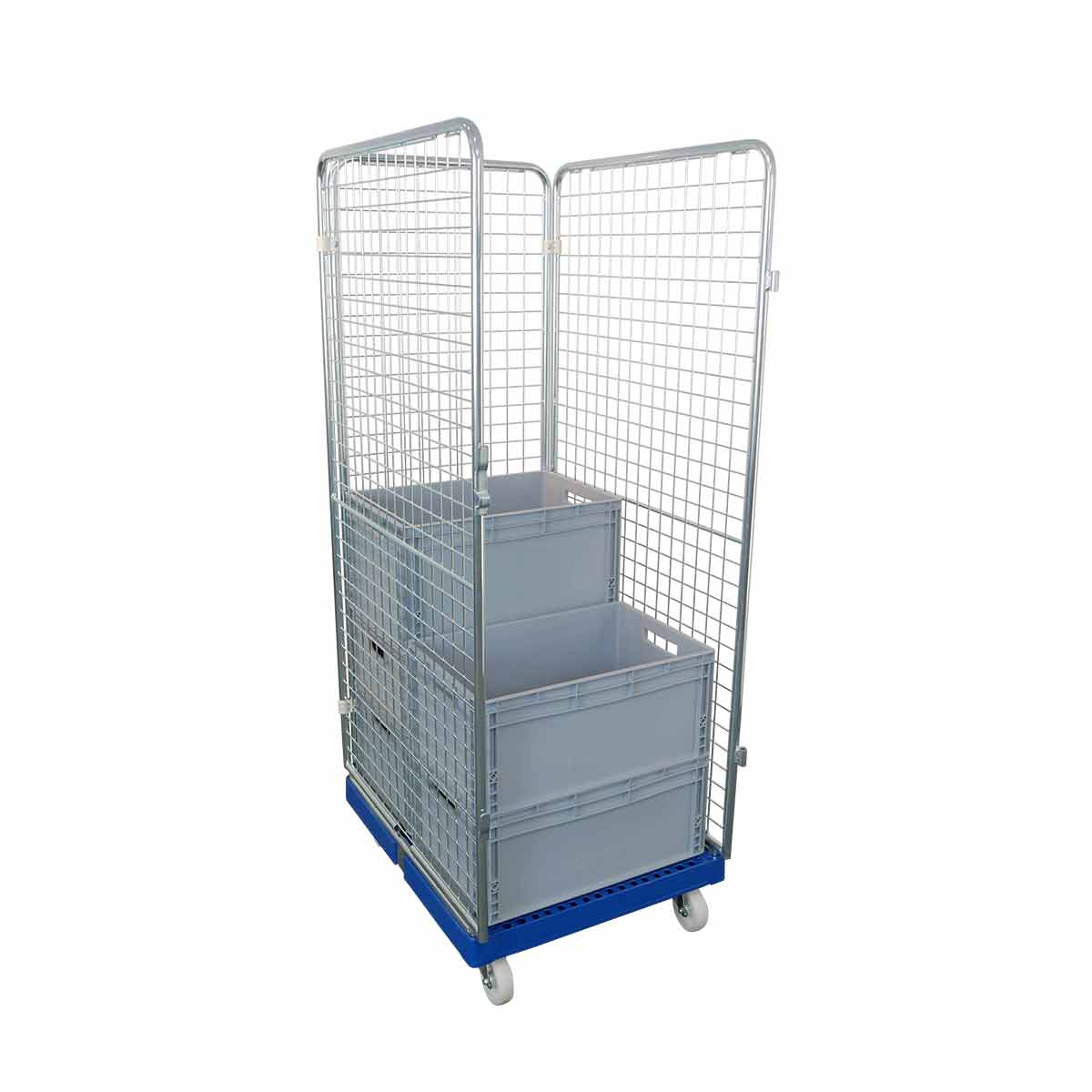 UDO BÄR Online Shop | Rolcontainer rolltainer® met 3 wanden en deur